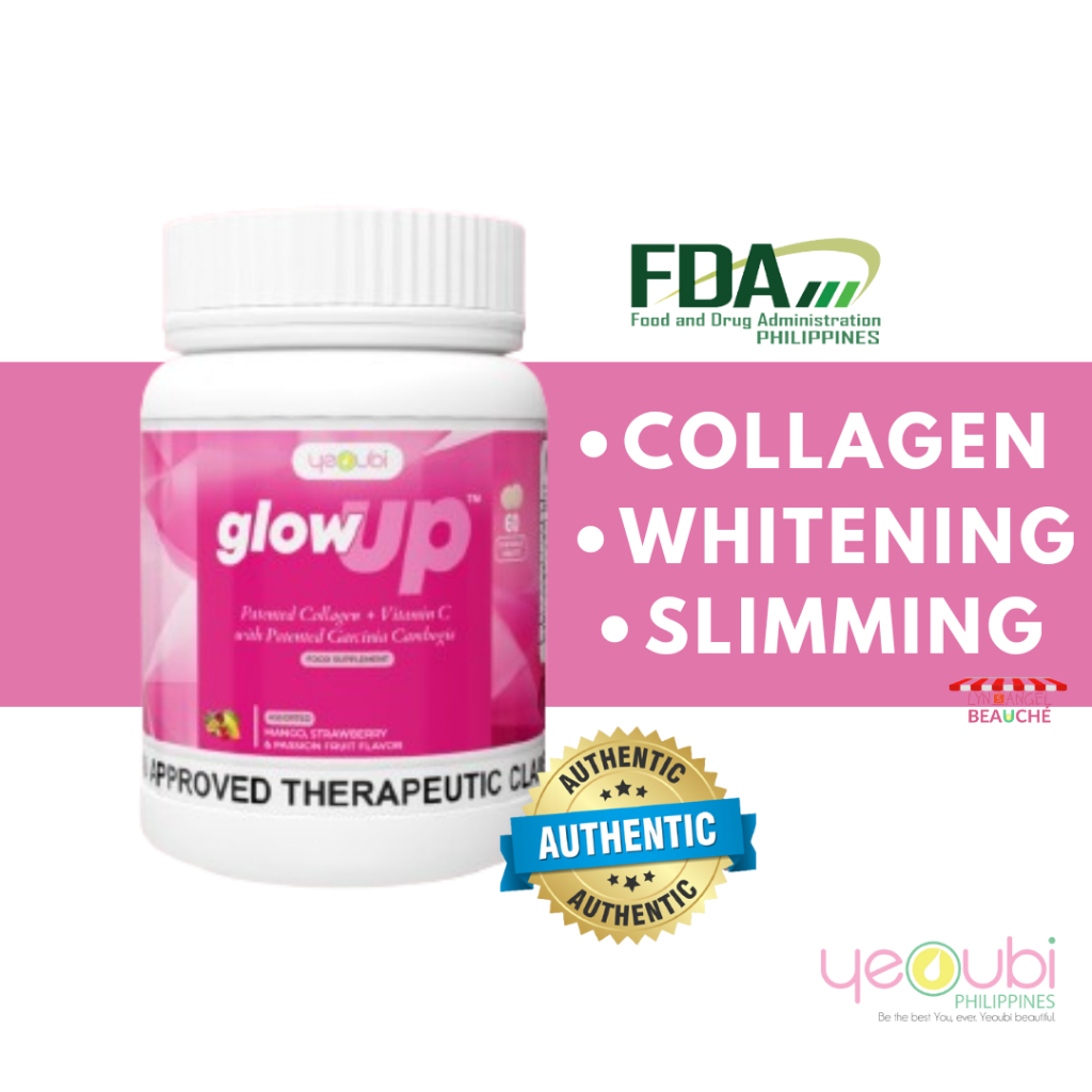 Glow Up Collagen with Patented Collagen + Vitamin C + Patented Garcinia ...