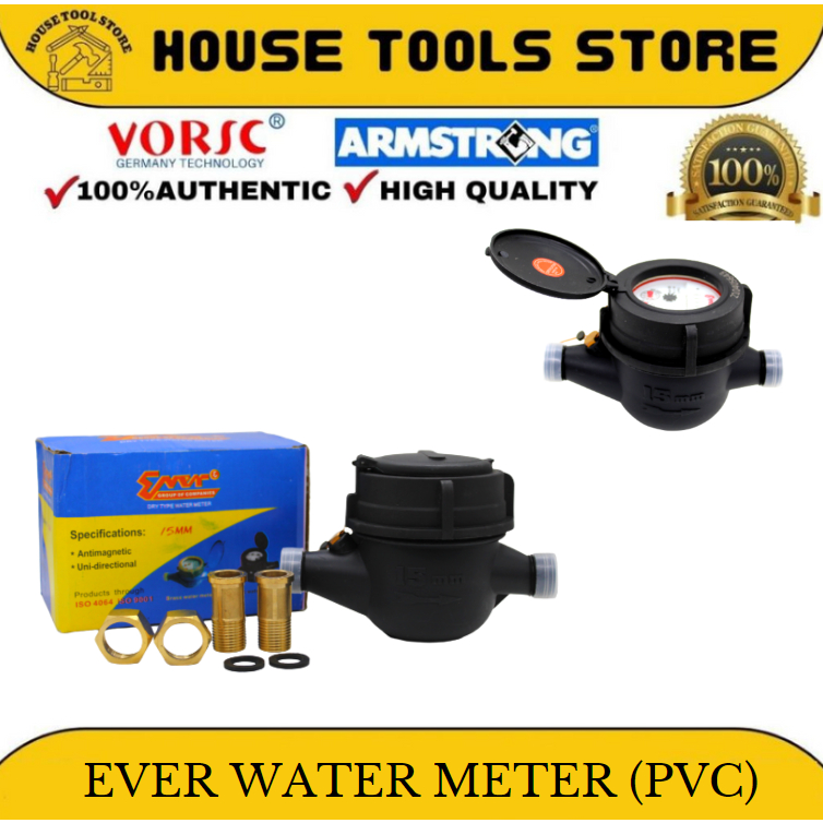 ORIGINAL WATER METER (PVC) | Shopee Philippines