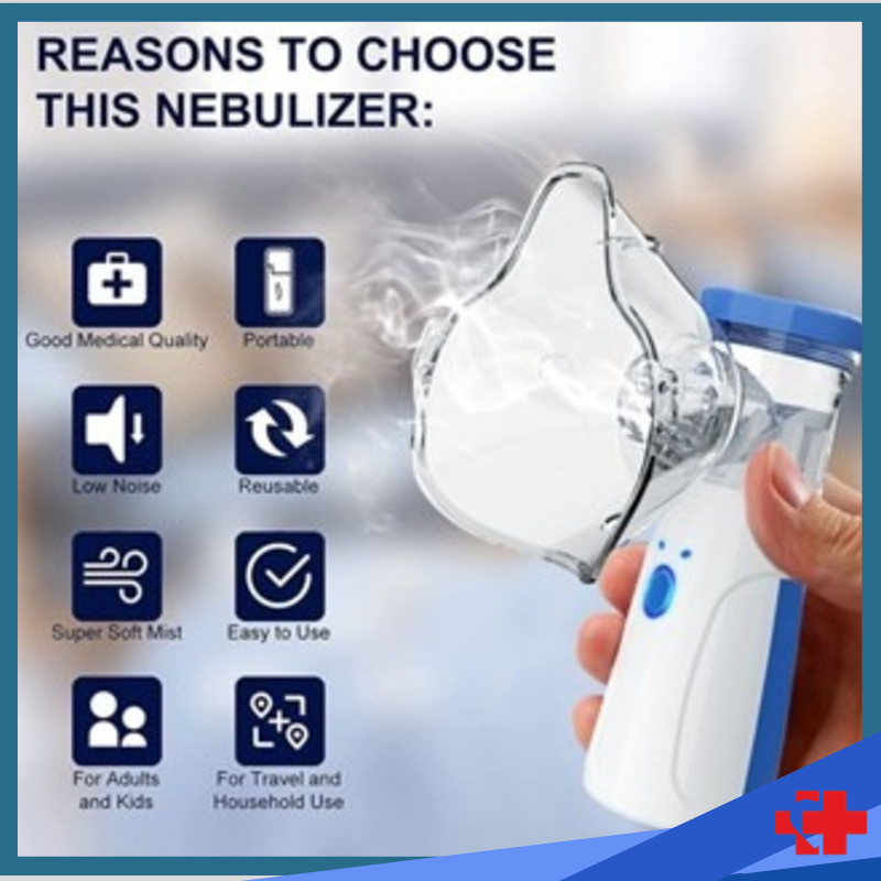 Mesh Nebulizer Machine For Kids And Adults Handheld for Asthma Nebu ...