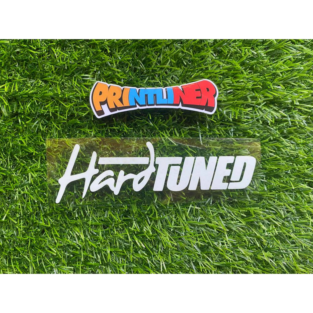 HARD TUNED 2 STICKER DECALS FOR MOTORCYCLE, CARS & ETC (WATERPROOF ...
