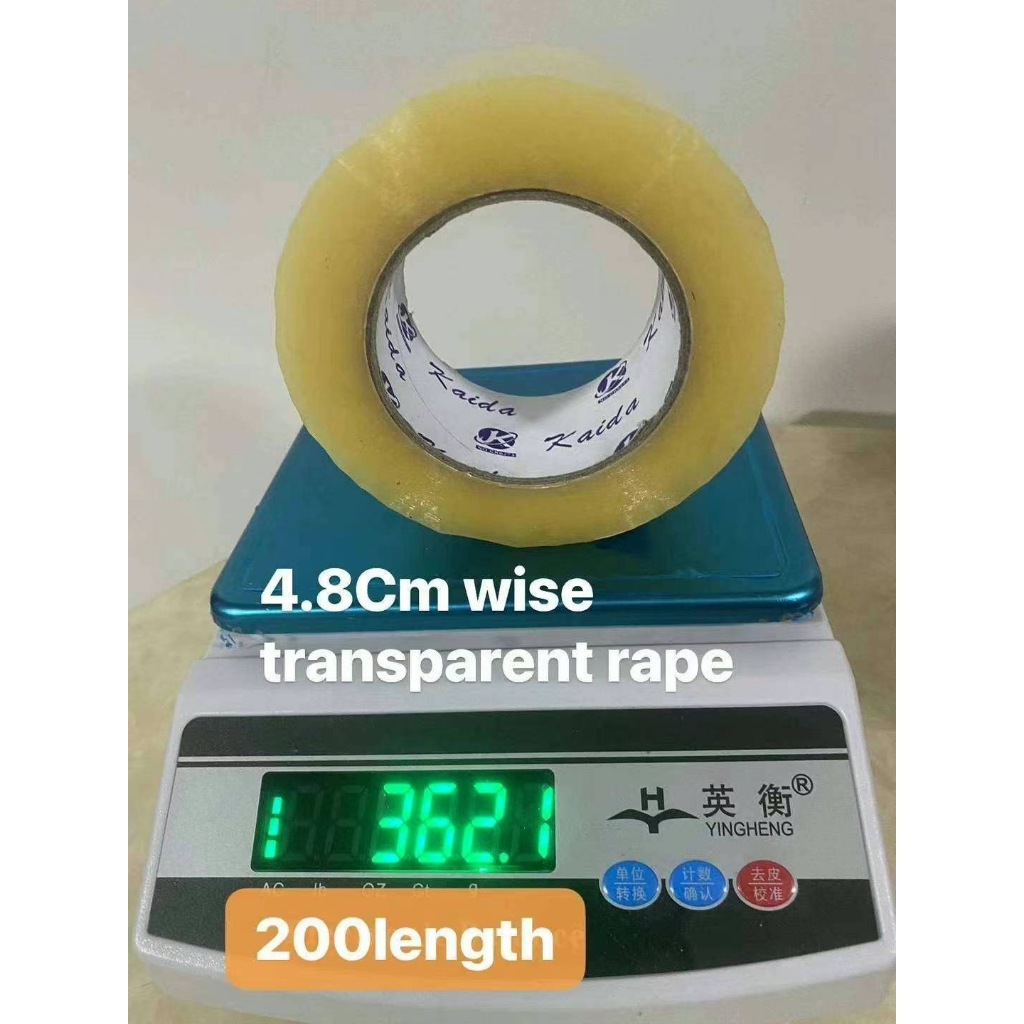 200M Transparent Tape Big Roll Sealing Long Pack Clear Packing Tape ...