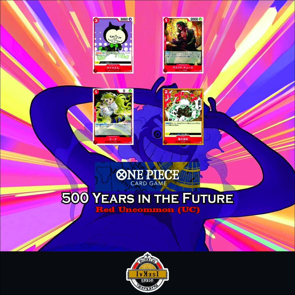 One Piece Card Game - 500 Years in the Future (OP07) - Red (UC) | Shopee Philippines