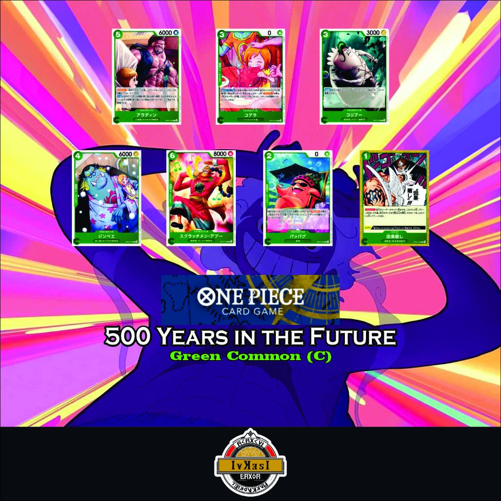 One Piece Card Game - 500 Years in the Future (OP07) - Green (C) | Shopee Philippines