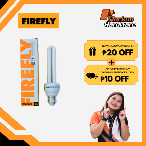 FIREFLY ENERGY SAVING LAMP WARM WHITE 15Watts | Shopee Philippines