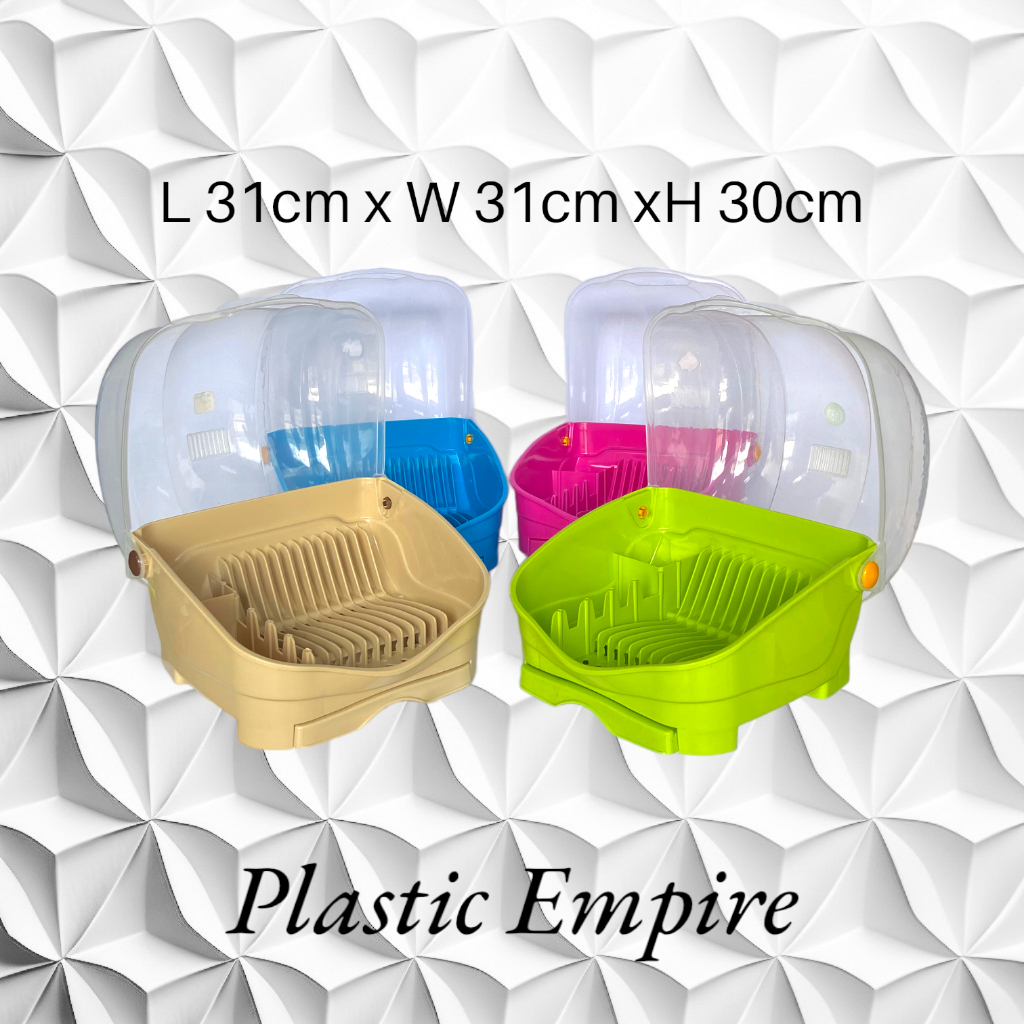 8806 Uniglobal High Quality Mini Shell Dish Drainer Kitchen Dish Rack ...