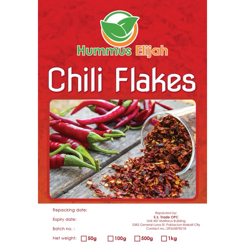 Chili Flakes Spice 20g/50g/100g | Shopee Philippines