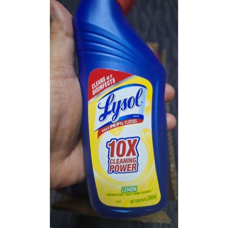 200ml LYSOL LEMON DISINFECTANT TOILET BOWL CLEANER | Shopee Philippines
