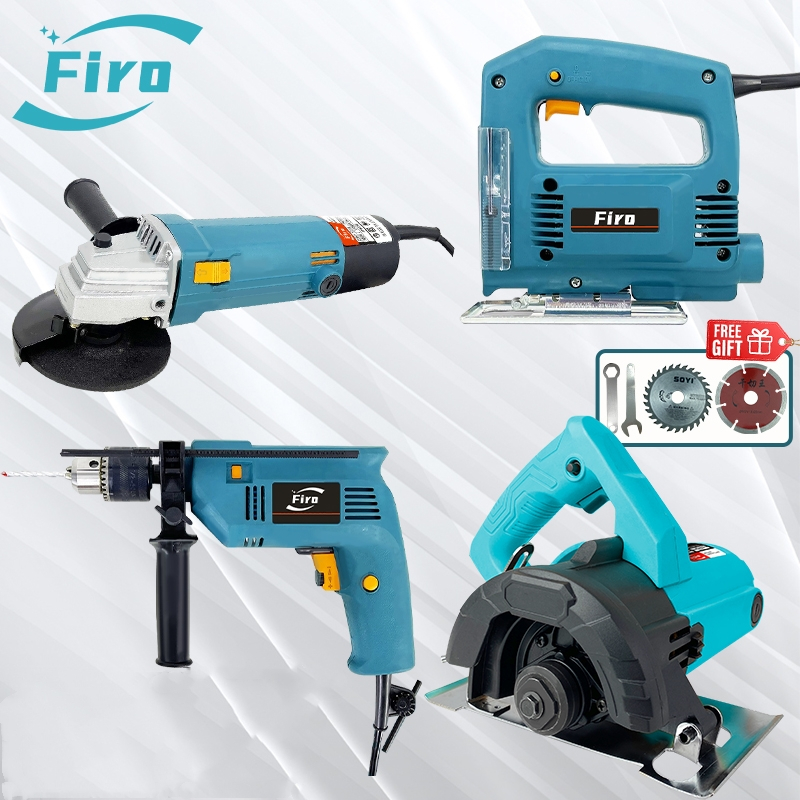 【4 in 1】Power Tool Circular Saw + Angle grinder + Impact Drill +Jig Saw ...