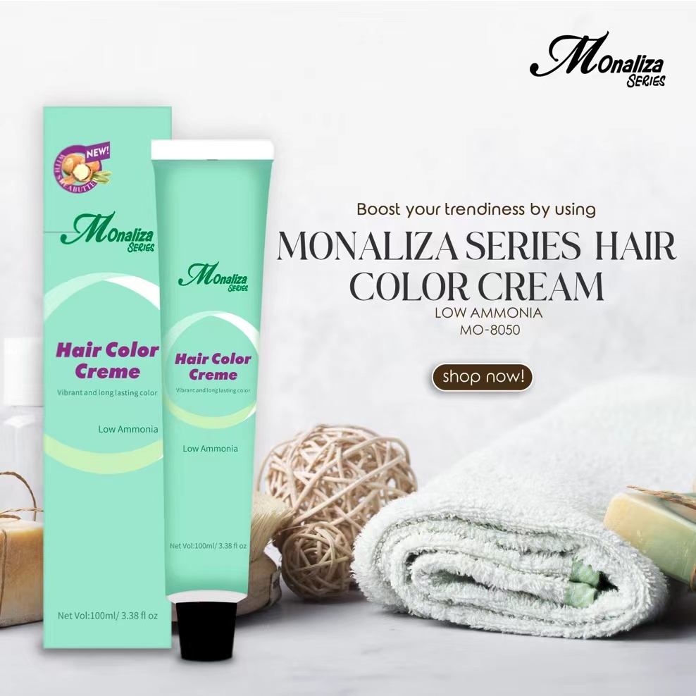 MONALIZA Series Hair Color Hair Dye Coloring Cream 100ml (No Oxidizer ...