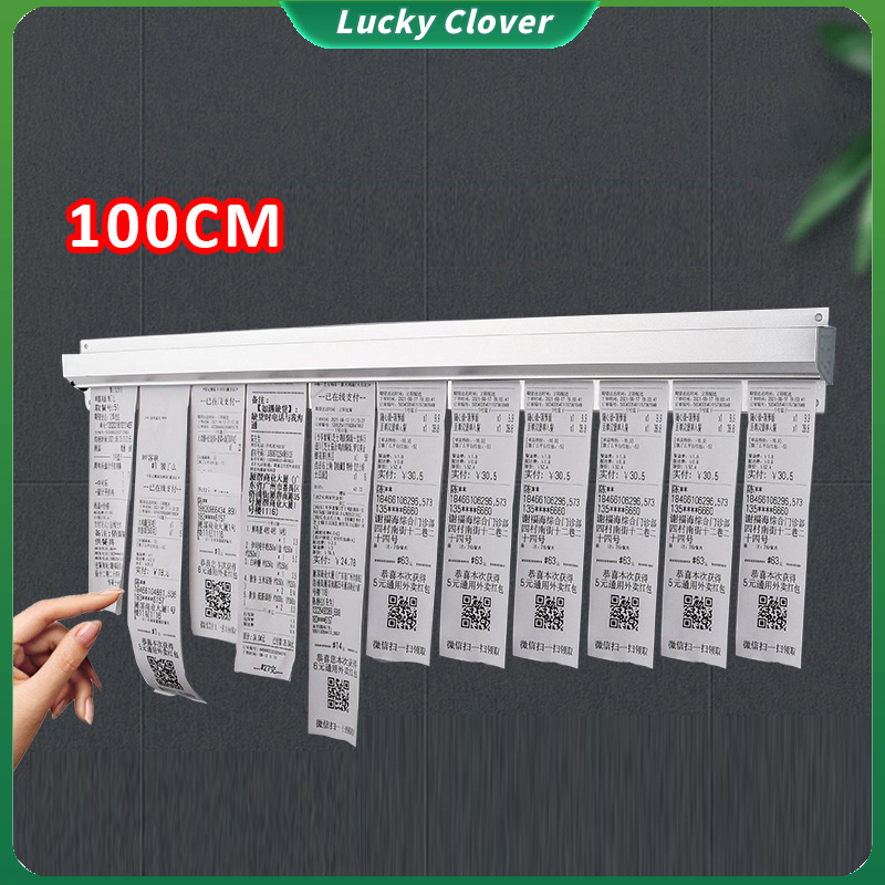 100CM Ticket Holder Bill Receipt Check Holder Aluminum Alloy Kitchen ...