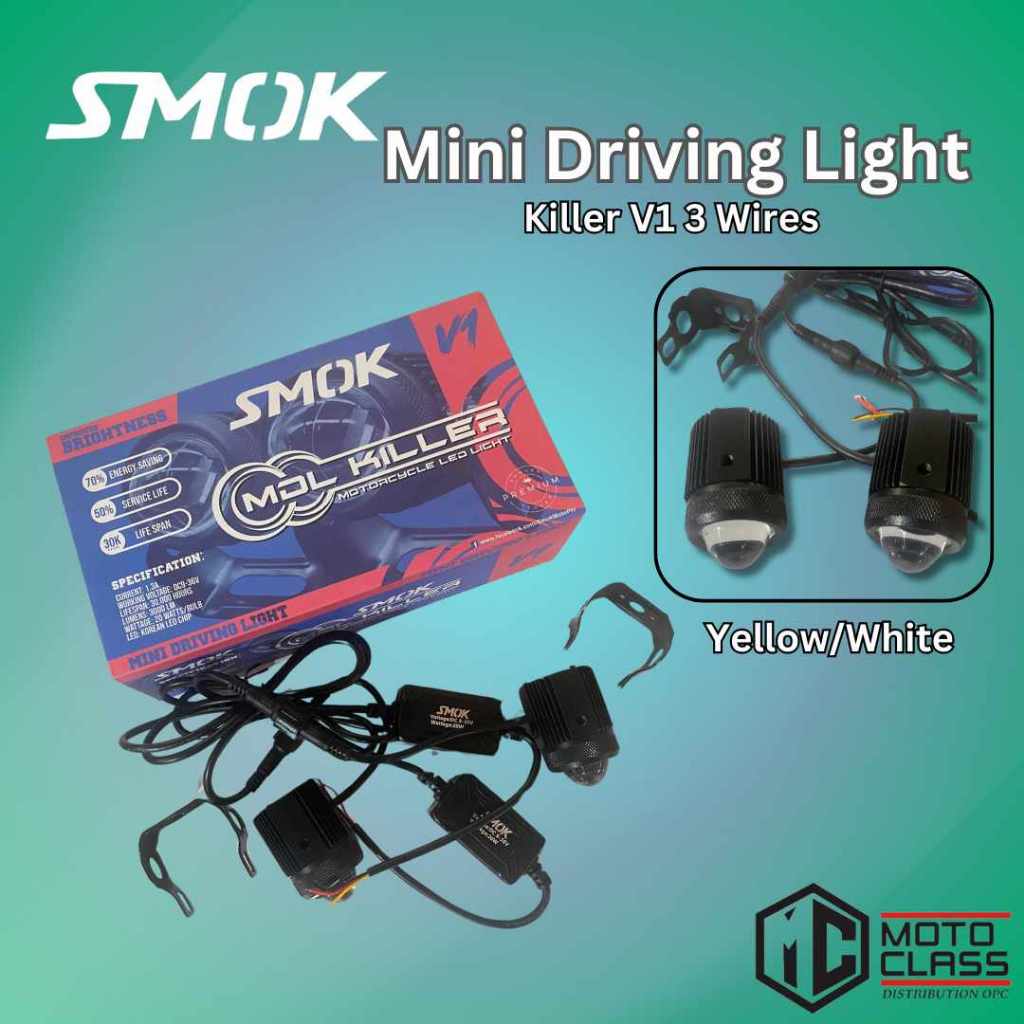 SMOK MINI DRIVING LIGHT KILLER V1 V3 3WIRES 4WIRES | Shopee Philippines