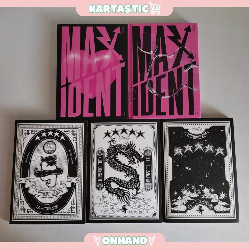 Unsealed Stray Kids 5STAR MAXIDENT SET | Shopee Philippines