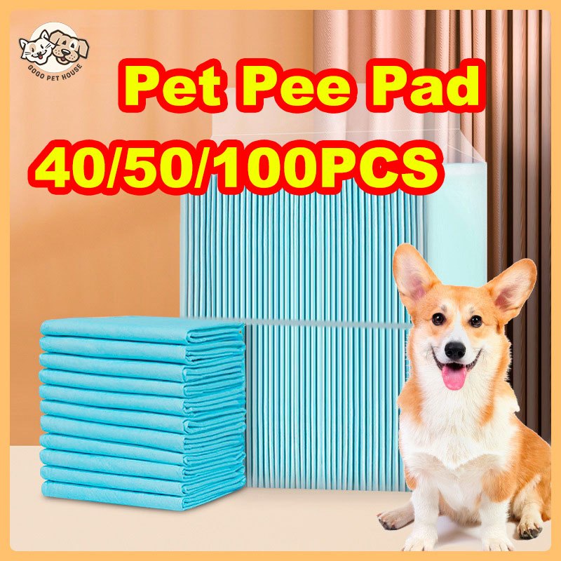 100/50/40Pcs Pet Pee Pad Dog Pee Training Pad Pet Training Pad Dog Cat ...