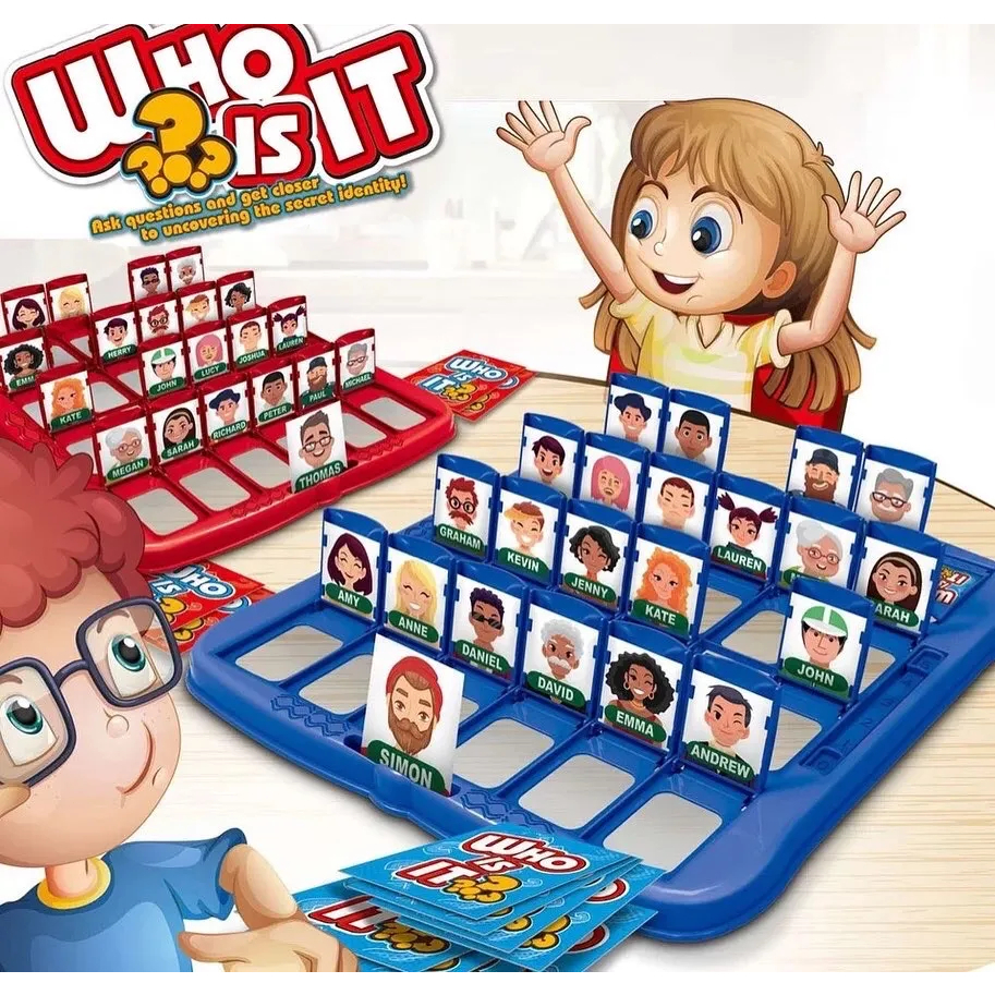 288pcs Guess Who Is It Board Game Children Classic Board Game Funny ...