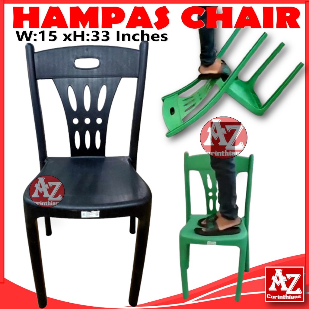 HAMPAS CHAIR UNBREAKABLE High Chair , Heavy Duty Chair | Shopee Philippines
