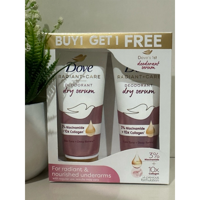 SALE‼️ BUY 1 TAKE 1 DOVE DEO DRY SERUM 40ML | Shopee Philippines