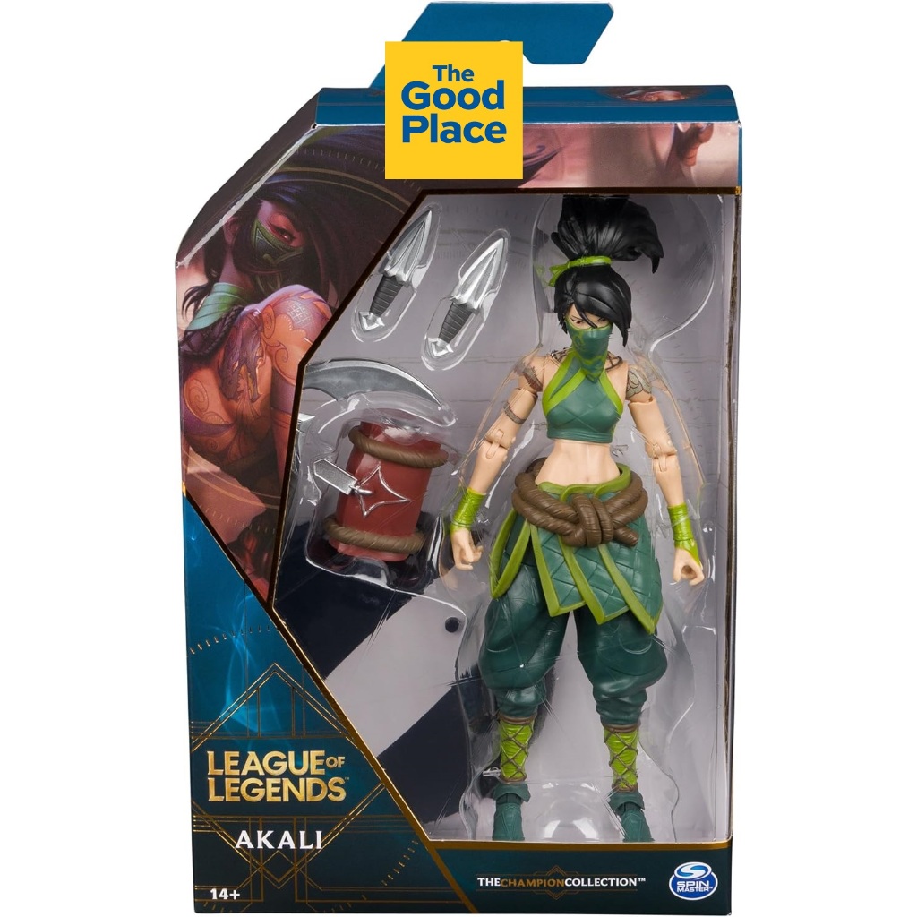 SPIN MASTER League of Legends The Champion Collection 6-Inch Akali ...