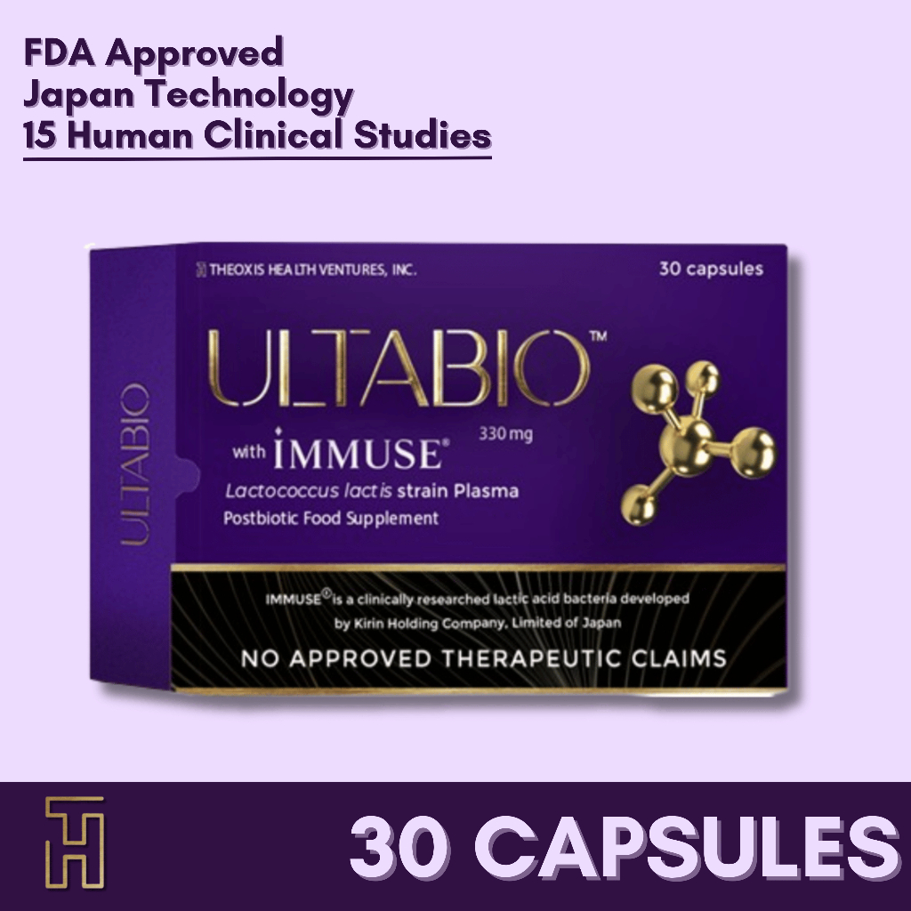 ULTABIO Postbiotic Capsule 1 Box (Contains 30 Capsules) | Shopee ...