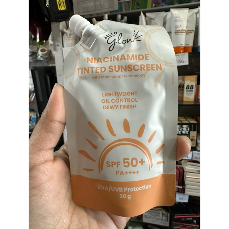 Hello Glow Niacinamide Tinted Sunscreen 50g | Shopee Philippines