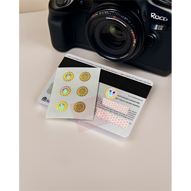 CVV Security Seal Label Protection For Debit and Credit Cards With Void ...