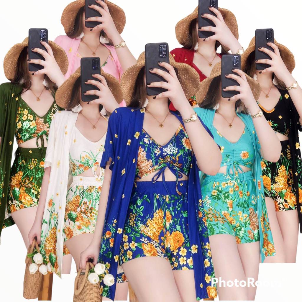 3 in1 set swimming outfit | Shopee Philippines