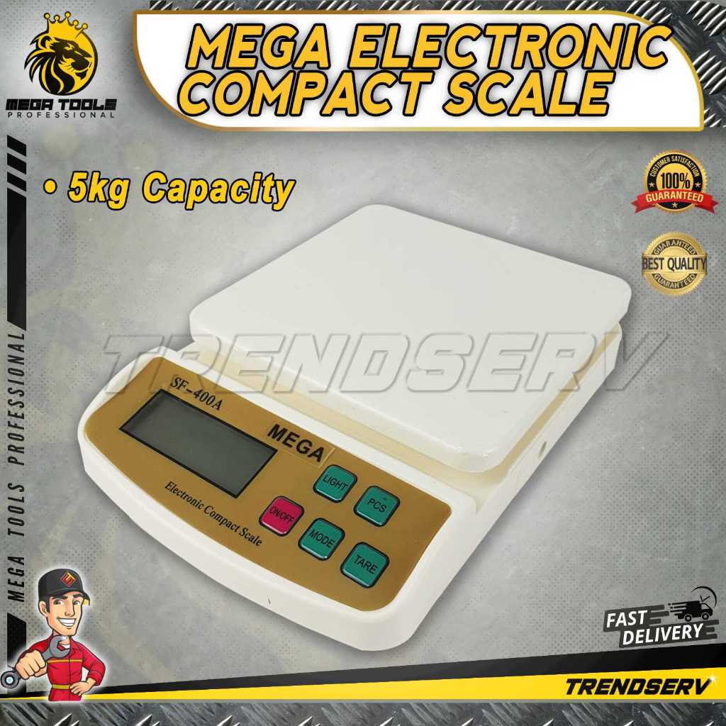 MEGA Food Digital Weighing Scale Rechargeable KITCHEN Scale 5 KG | Shopee Philippines
