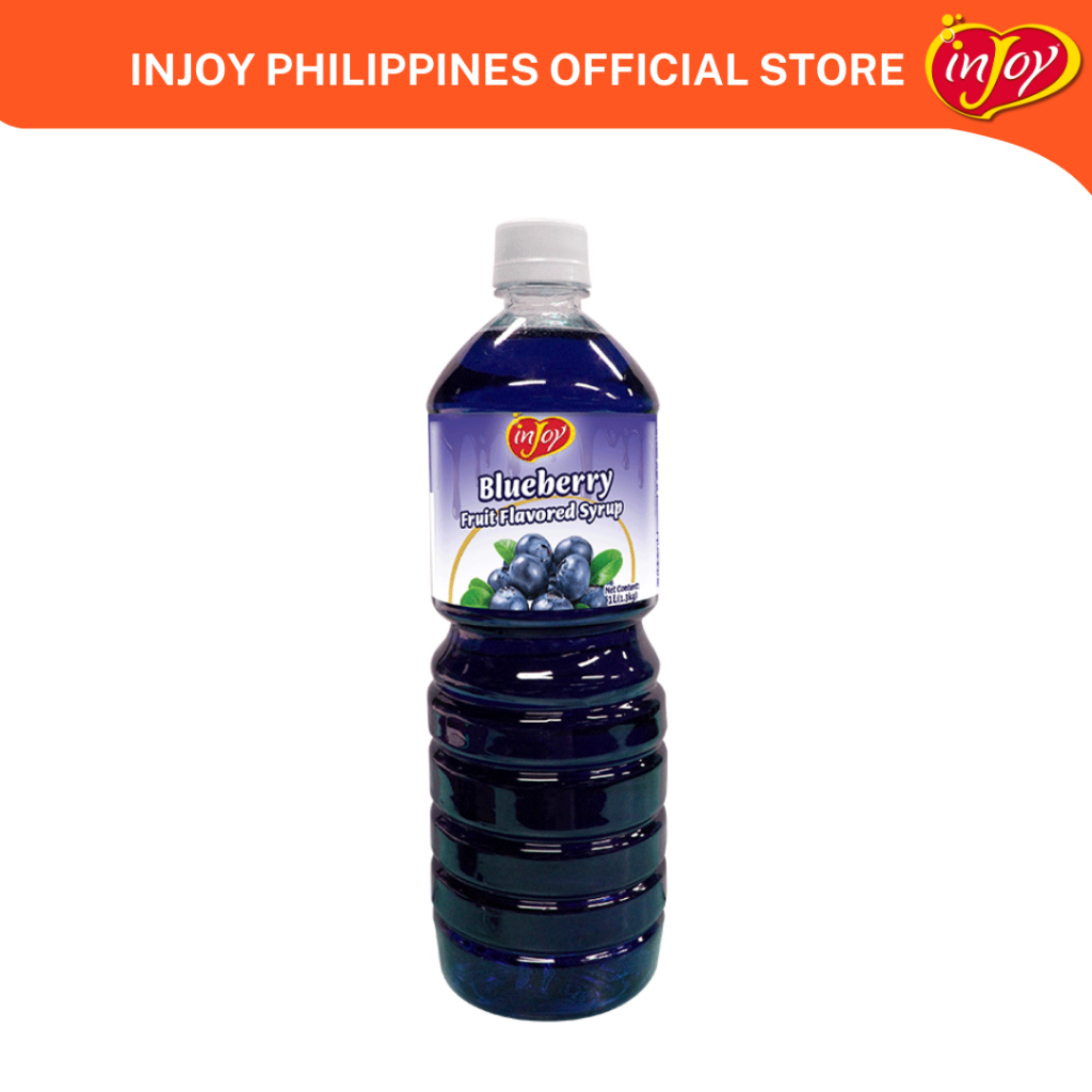 inJoy Blueberry Fruit Flavored Syrup 1l | Shopee Philippines