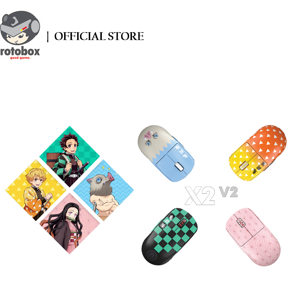 Pulsar x Demon Slayer X2V2 Medium Wireless Gaming Mouse | Shopee ...