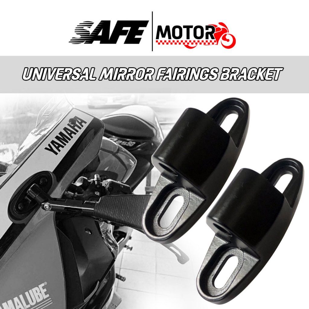 2PCS UNIVERSAL SIDE MIRROR BRACKET FOR FAIRINGS CNC MIRROR BRACKET ...