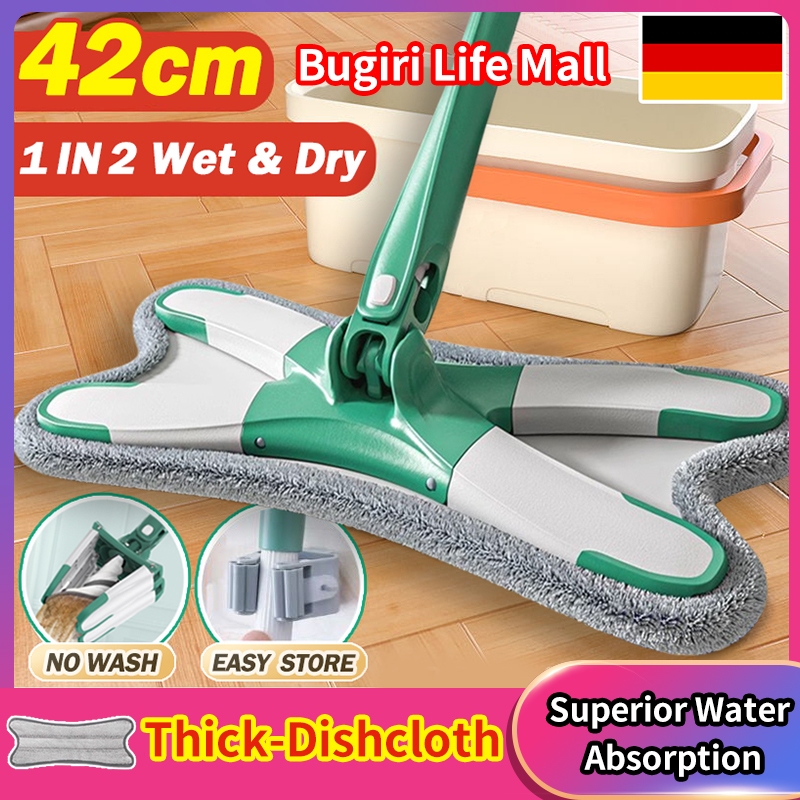 360° multifunctional microfiber mop, rotatable at multiple angles ...