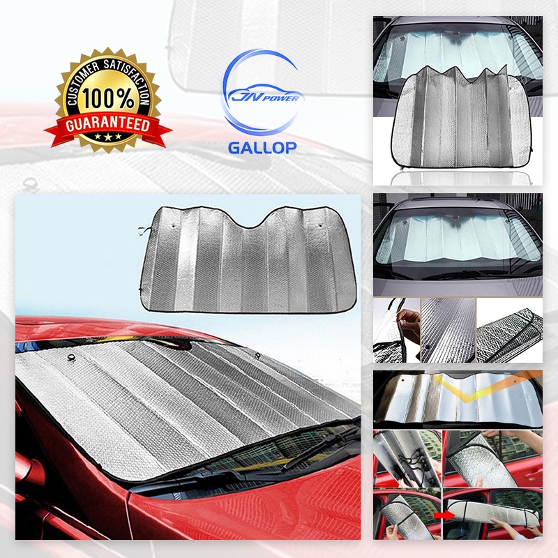 Foldable Car Windshield Visor Cover Block Front Rear Window Sun Shade K ...