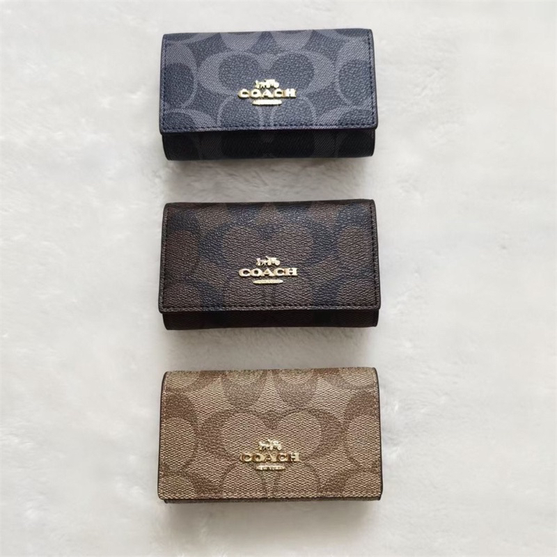 AUTHENTIC COACH 5 KEY HOLDER WALLET | Shopee Philippines