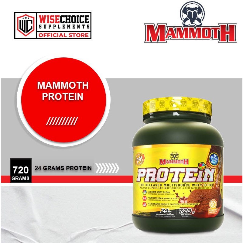 Mammoth Whey Protein Powder 720 Grams ( NOTE :May 2026 Expiry ...