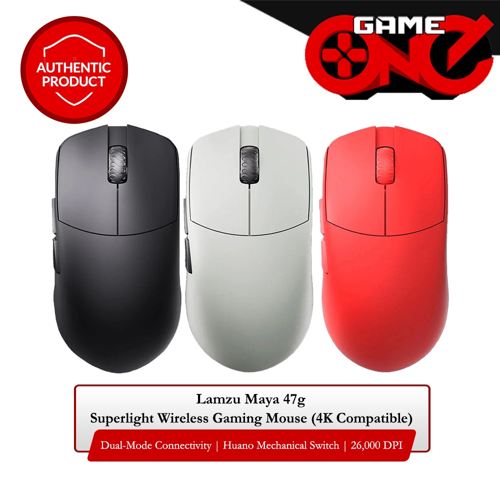 Lamzu Maya 47g Superlight Wireless Gaming Mouse (4K Compatible ...