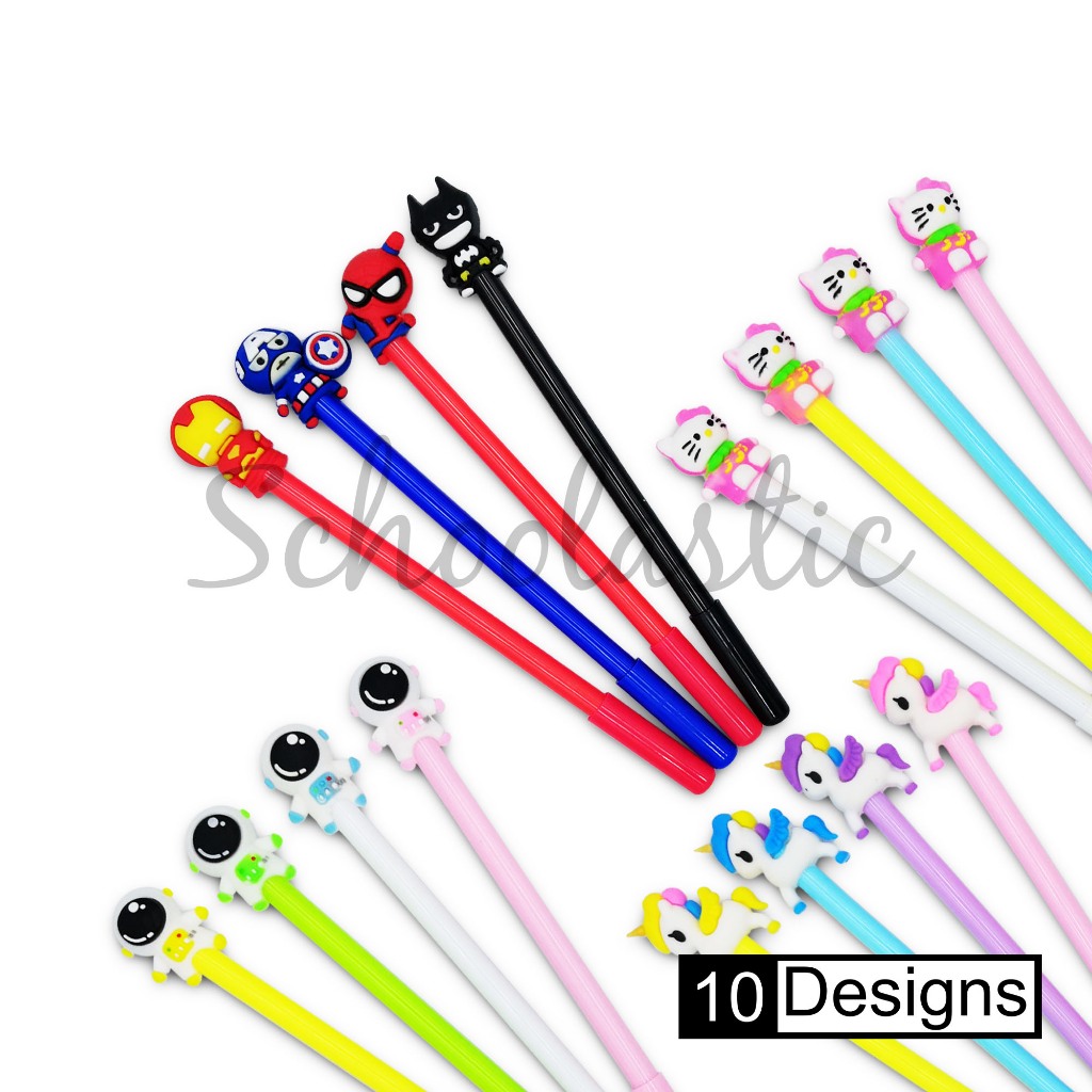 Character Design Gel Pen (12pcs/box) | Shopee Philippines