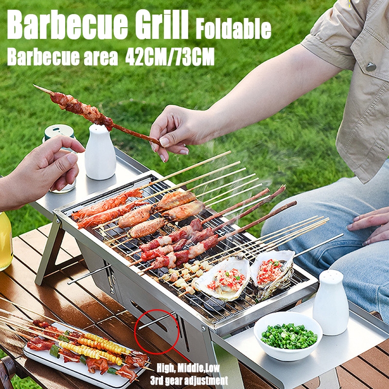 Folding Barbecue Portable Outdoor Barbecue Rack Indoor And Outdoor ...
