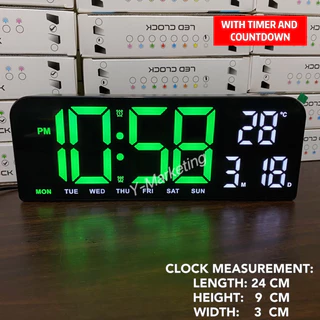 Shop clock wall digital for Sale on Shopee Philippines