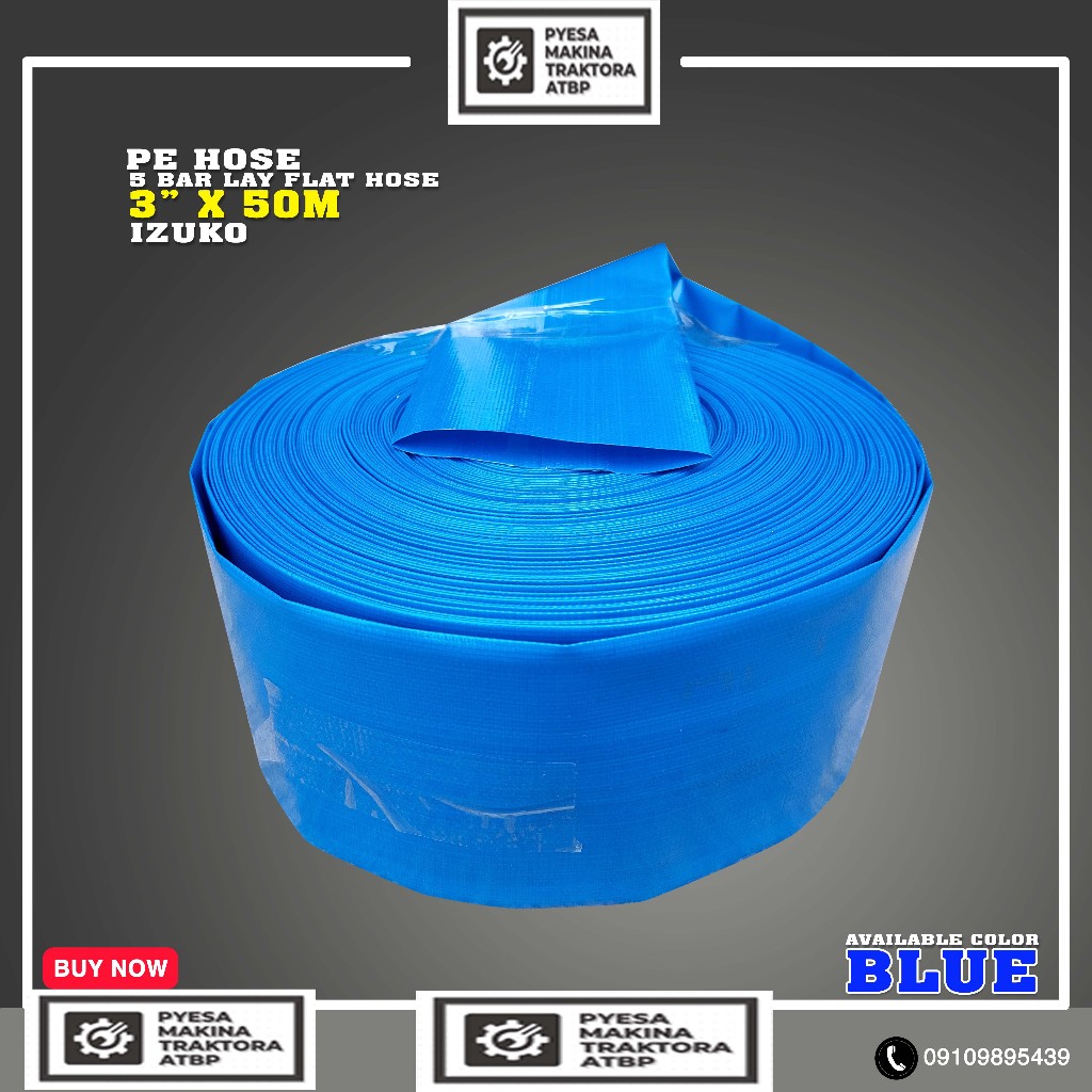 PE Hose Flat Hose HDPE Weave Type 2" 3" and 4" per Roll available in ...