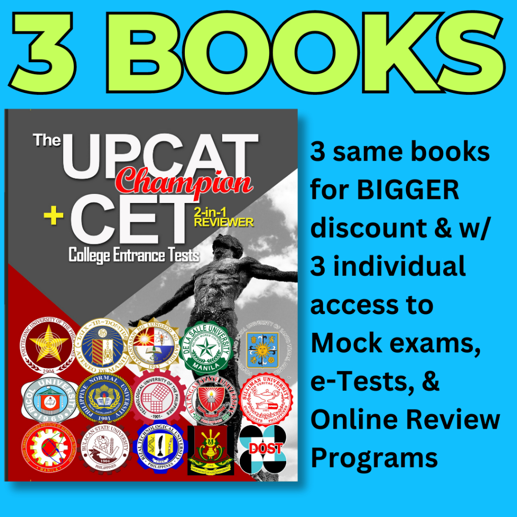 UPCAT, PUPCET, USTET, DCAT, ACET, PLMAT & CET Reviewer - The Ultimate 2 ...