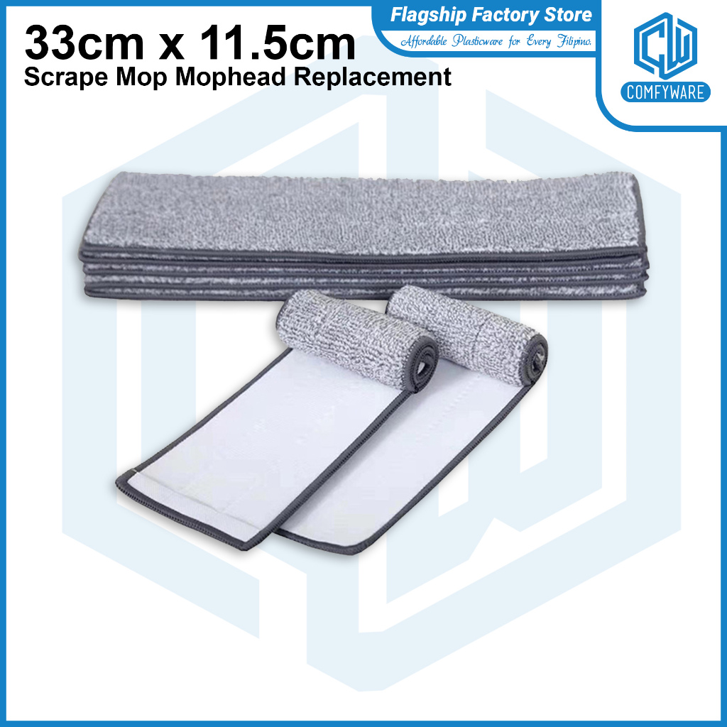 Comfyware Microfiber Self Wash Scrape Mop Flat Scratch Magic Mop Cloth ...