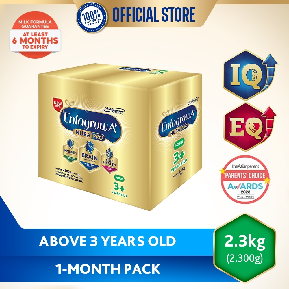Enfagrow A+ Four Nurapro Powdered Milk Drink for Kids Above 3 Years Old ...