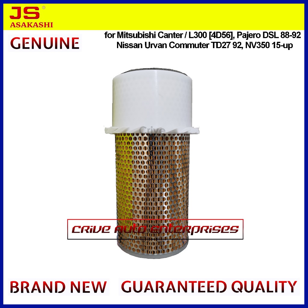 ORIGINAL JS Air Filter for Mitsubishi Canter / L300 [4D56], Pajero DSL ...