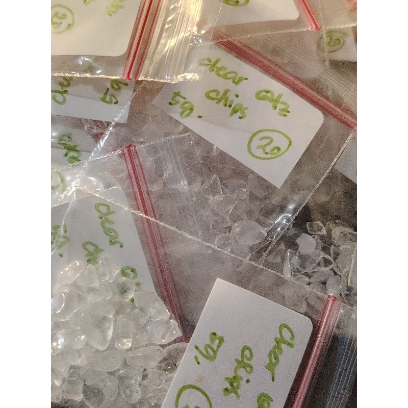 CHEFFY Clear Quartz Chips Gemstone Crystal | Shopee Philippines