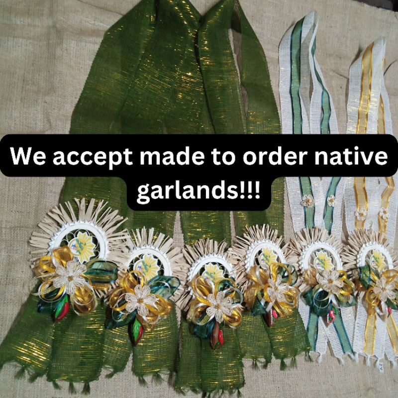 Native Garlands/Leis WITH DESIGN | Shopee Philippines