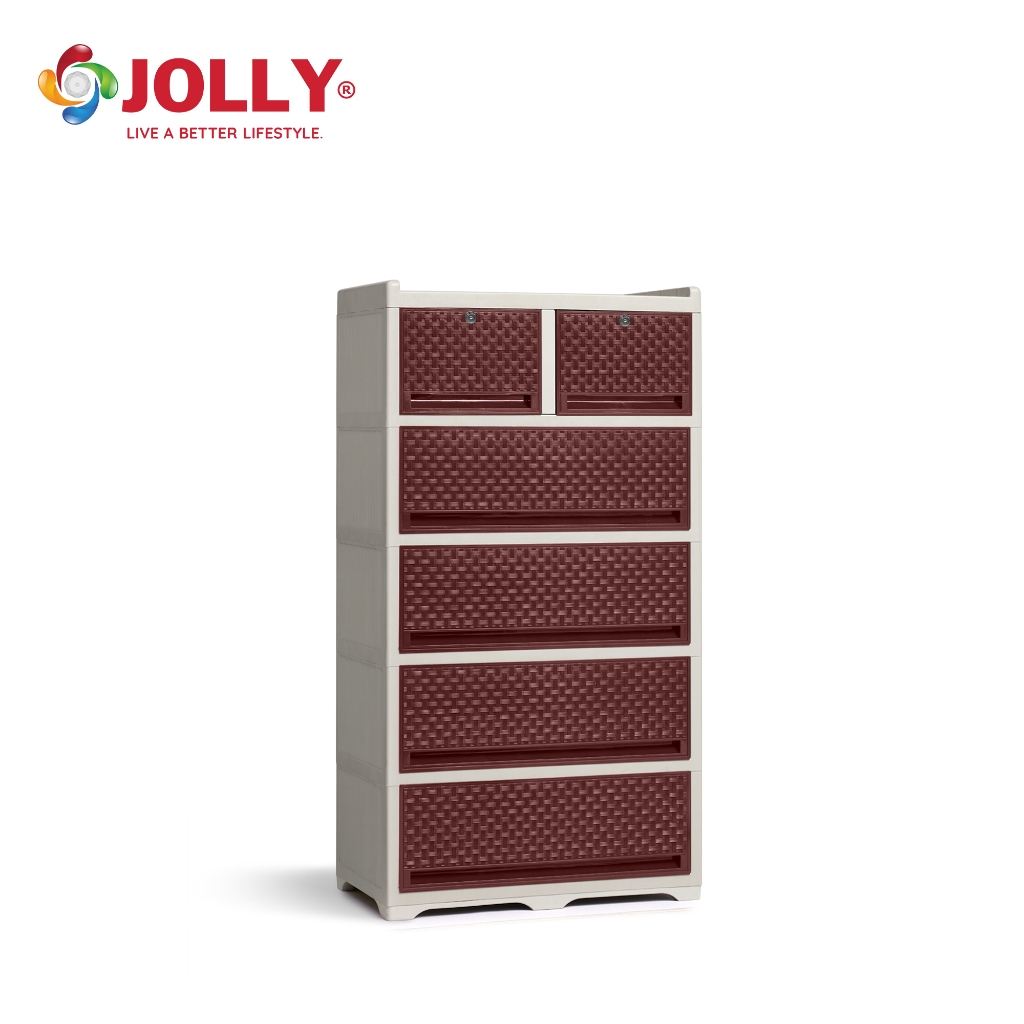 JOLLY PLASTIC SAHARA DRAWER 5 LAYER | Shopee Philippines