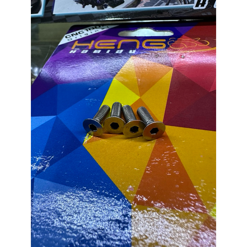 HENG Original Brake Fluid Cover cap bolts for Yamaha NMAX V1, V2, & V2 ...