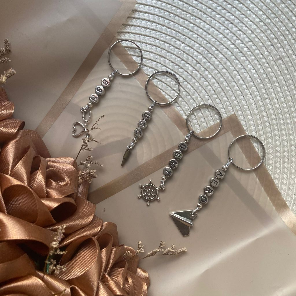 Customized Keychain for Profession (Police, Flight Attendant, Engineer ...