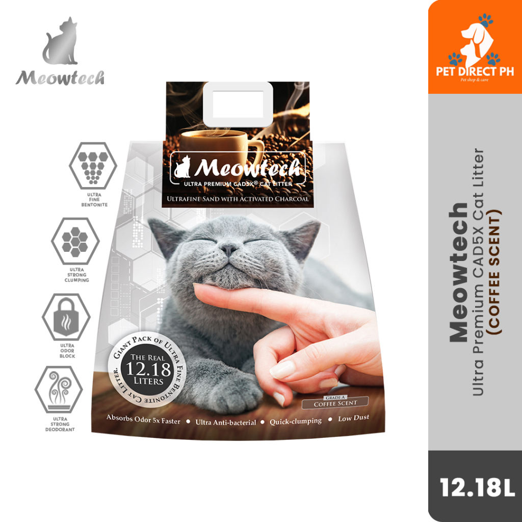 Meowtech Bentonite Scented Cat Litter 12.18L | Shopee Philippines
