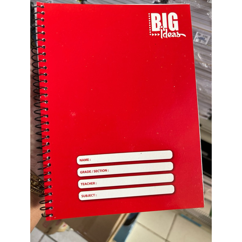 BIG IDEAS SPIRAL NOTEBOOK (10 PCS) | Shopee Philippines