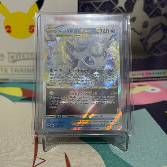 alolan vulpix vstar pokemon trading cards silver tempest | Shopee ...